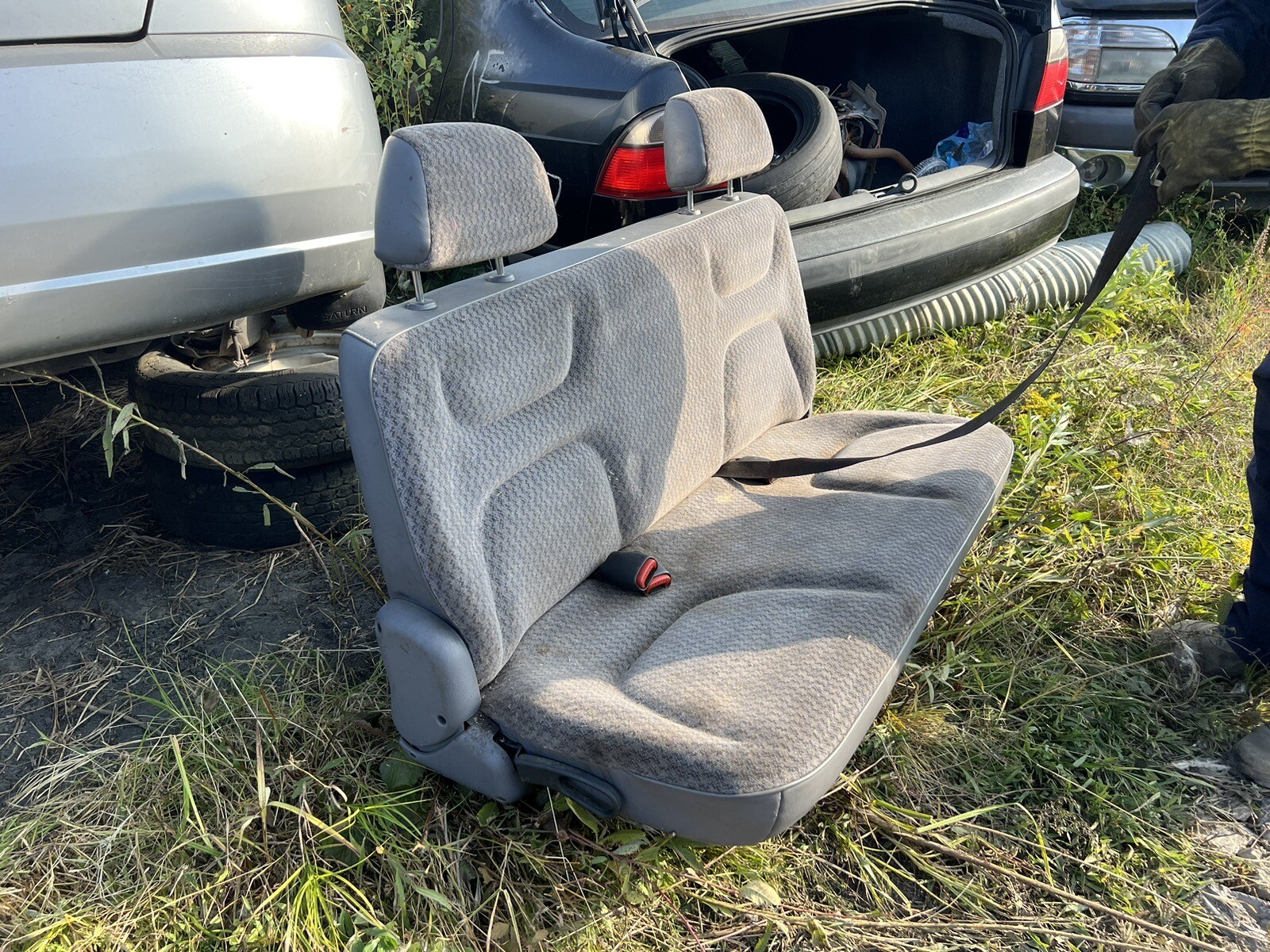 Short Bench Seat Hot Rod Rat Rod Pick Up Truck Narrow Bench Seat Cloth ...