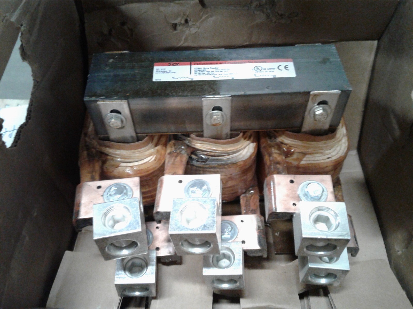 TCI KDRUL Drive REACTOR KDRULG3L Input Line Reactor 460/480V, 240A ...
