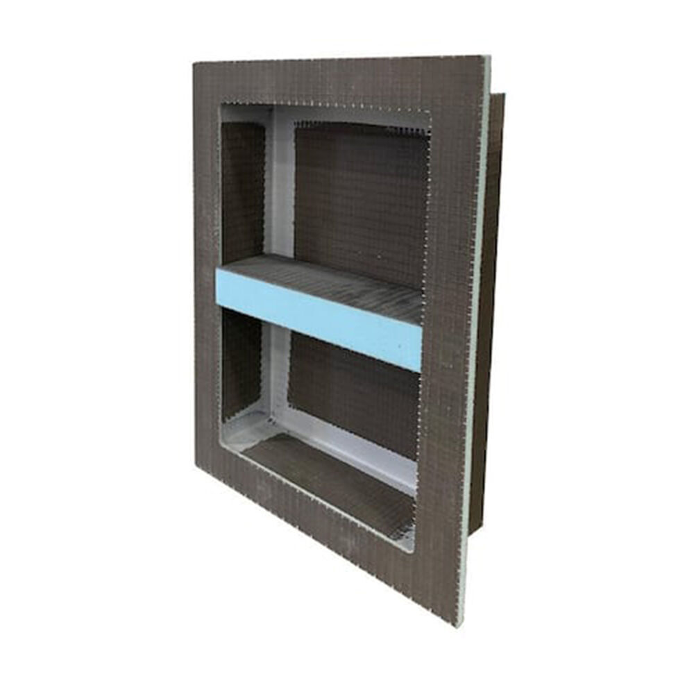 Wedi Prefabricated Waterproof Shower Niche, 16 Inch x 32 Inch, with ...
