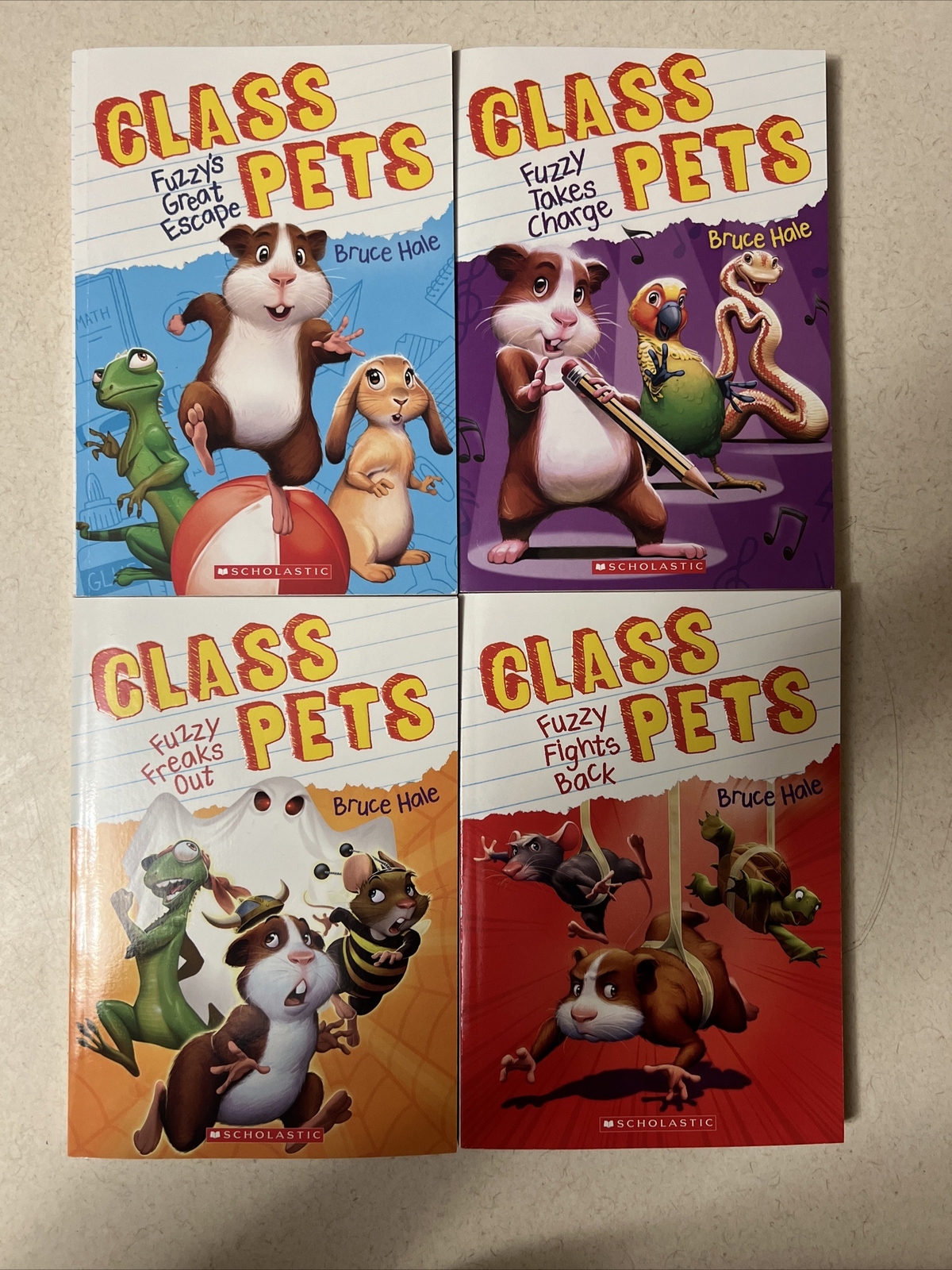 Class Pets Kids Books Volumes 1-4, Great Condition Author Bruce Hale ...