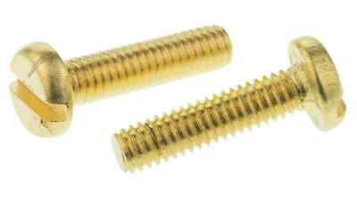 Holt Marine Brass Pan Head Machine Screw M4 x 16mm (4 pack) with Nuts ...