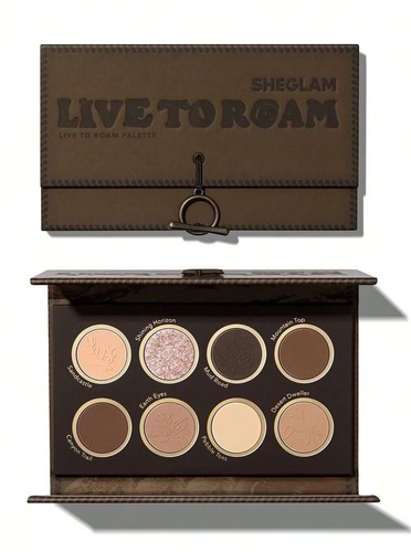 Sheglam LIVE TO ROAM Eyeshadow Palette Brown Neutral Brand New In Box ...