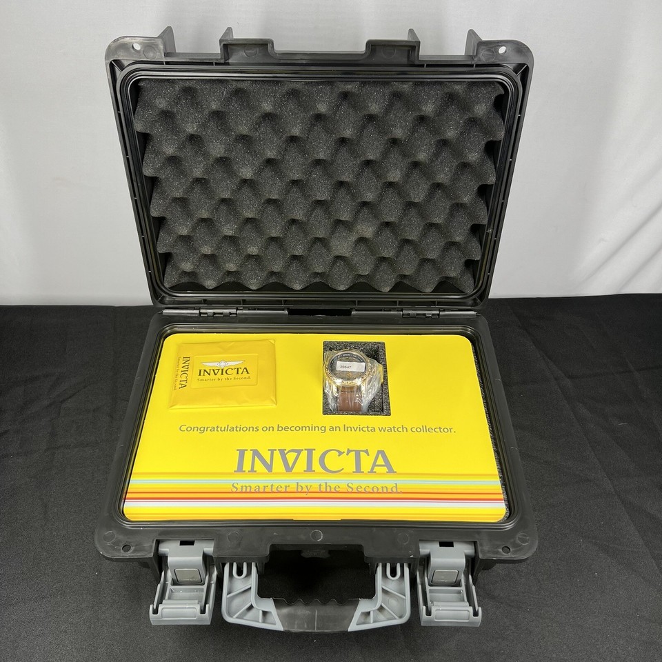 Invicta 20547 Men’s Gold Tone Quartz Swiss Made Watch NEW | eBay