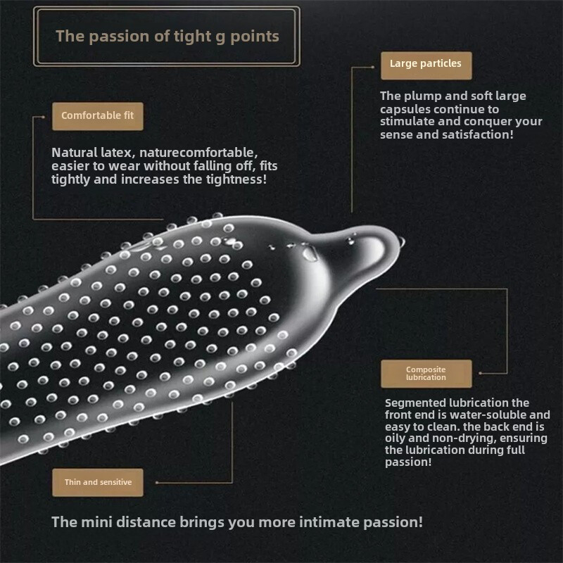 10-40Pc Small Size Tight Condoms Ultra Thin Latex Condom Men Products 45MM Spike | eBay