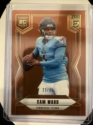 2025 Panini Donruss Elite Series Cam Ward /35 No#101 Titans NFL ...