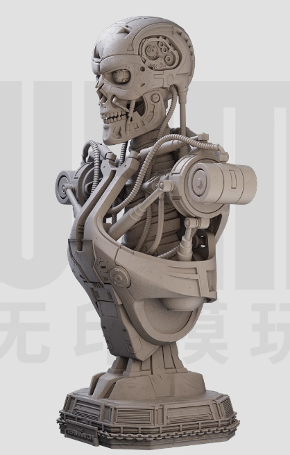1/10 Resin Robot Figure Bust Unpainted Unassembled 1555-1 | eBay