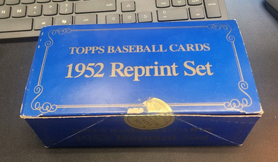 1952 TOPPS BASEBALL REPRINT COMPLETE SET (1983 EDITION) IN ORIGINAL BOX ...