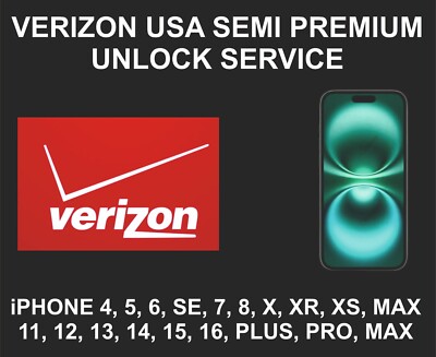 Verizon USA, iPhone All Models, Factory Unlock, Semi Premium | eBay