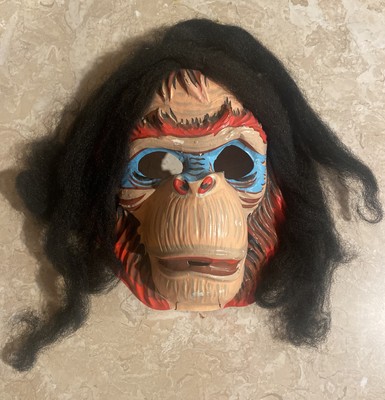 Vintage 70's PLANET OF THE APES Halloween Mask RARE!!! With Original ...