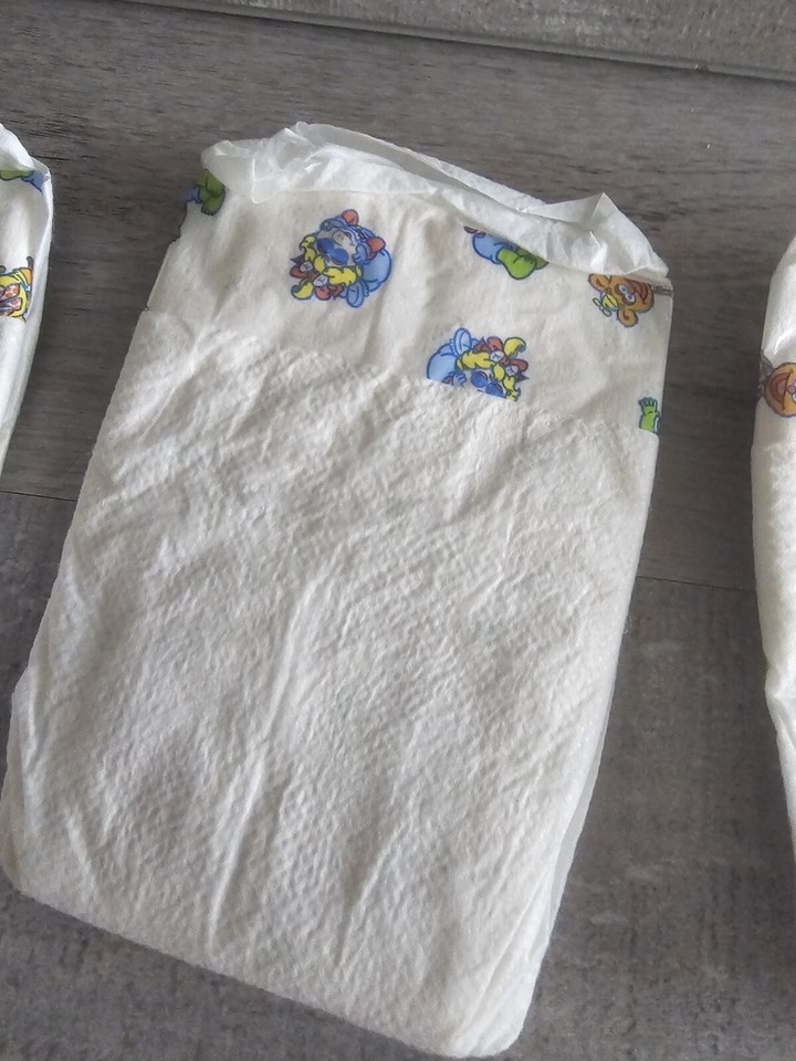 RARE Vintage Muppets Baby Jim Henson Diapers 90s USA Babies Pattern Lot ...