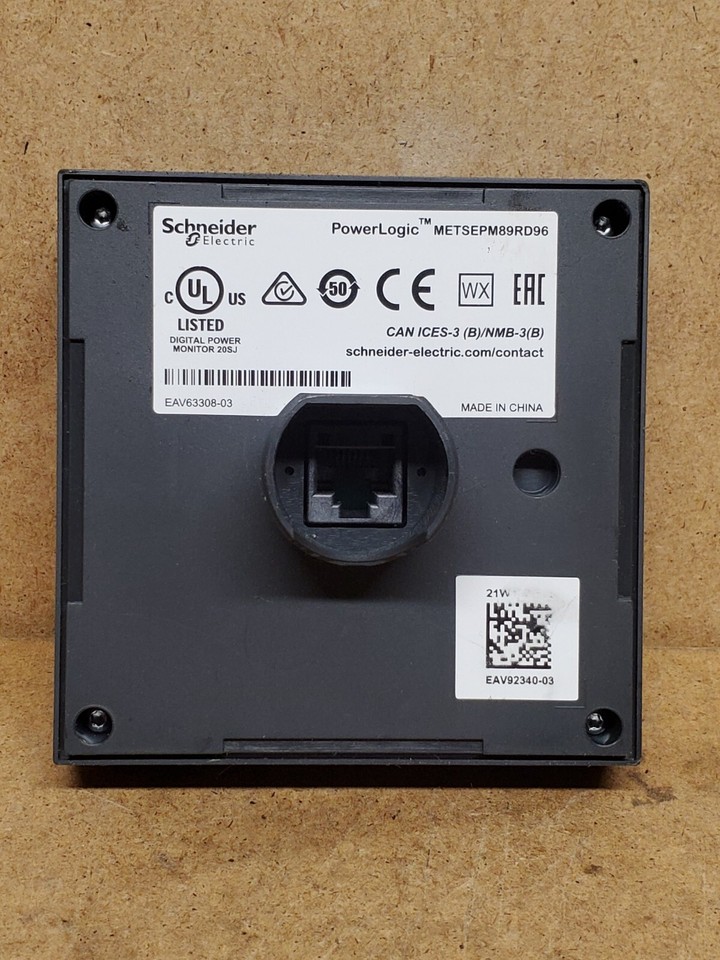 Schneider Electric Power Logic METSEPM89RD96 Remote Display | eBay
