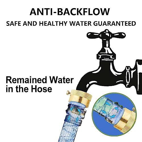 4 Pack Brass 3/4" GHT Hose Bib Connector Backflow Preventer Vacuum ...
