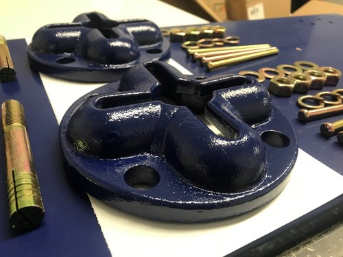 2 Anchor Pots Combo 4 Slots Bolts Included Auto Body Floor System ...