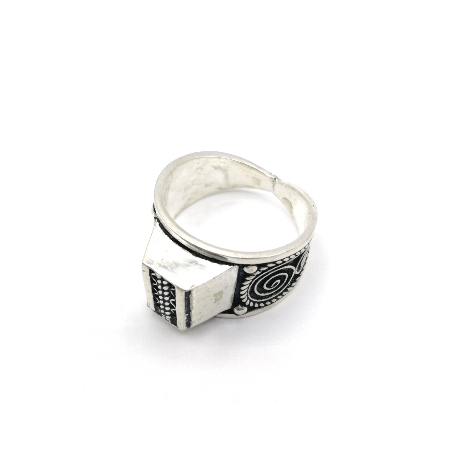 Moroccan Ring Tuareg Handmade Silver Traditional Bohemian Berber Ring ...