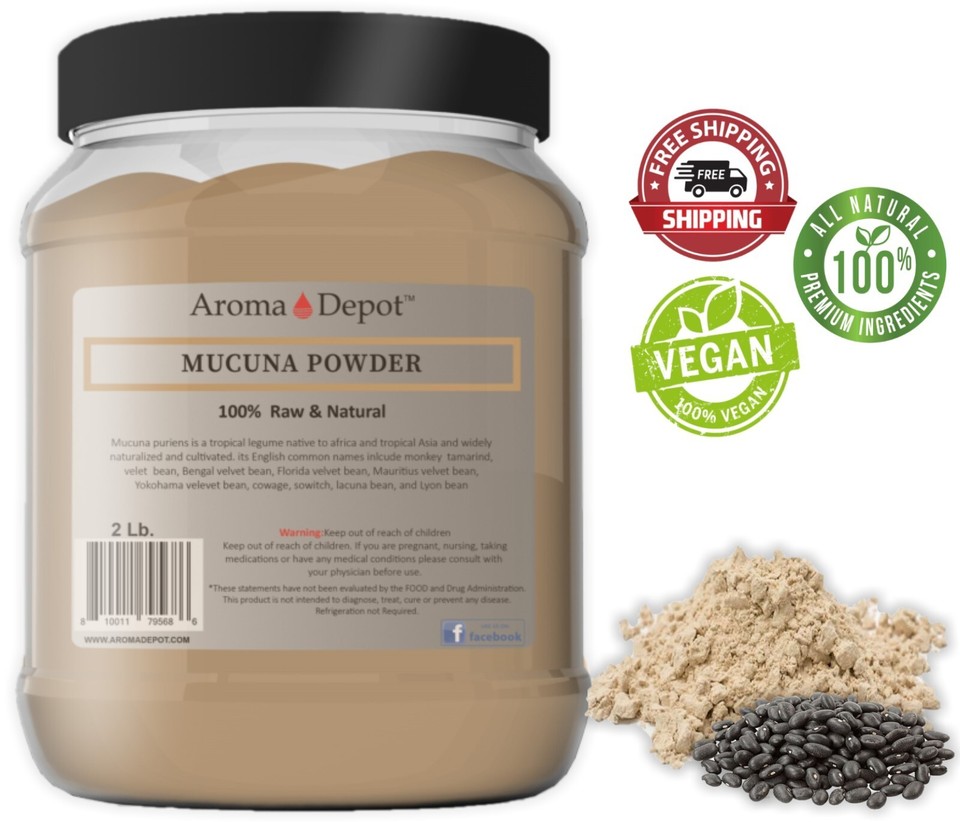 Mucuna Powder 5 lb. 100% Pure Natural Pruriens Bean Haba del Terciopelo ...
