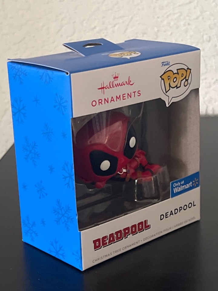 Hallmark Marvel Deadpool Laying Down Funko POP WALMART EXCLUSIVE NEW in ...