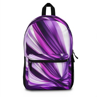 Backpack - Vibrant Purple/Black Colors | eBay
