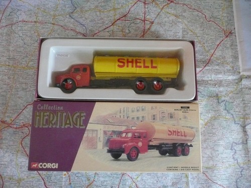 BERLIET GLR 8 SHELL CORGI Heritage Tank in Box 1/50 | eBay