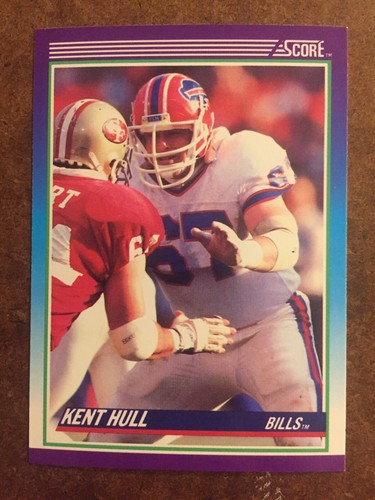 Kent Hull 146 Score 1990 NFL Football Trading Card | eBay