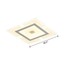 Square LED Ceiling Light Flush Mount Kitchen Bedroom Down Lighting ...