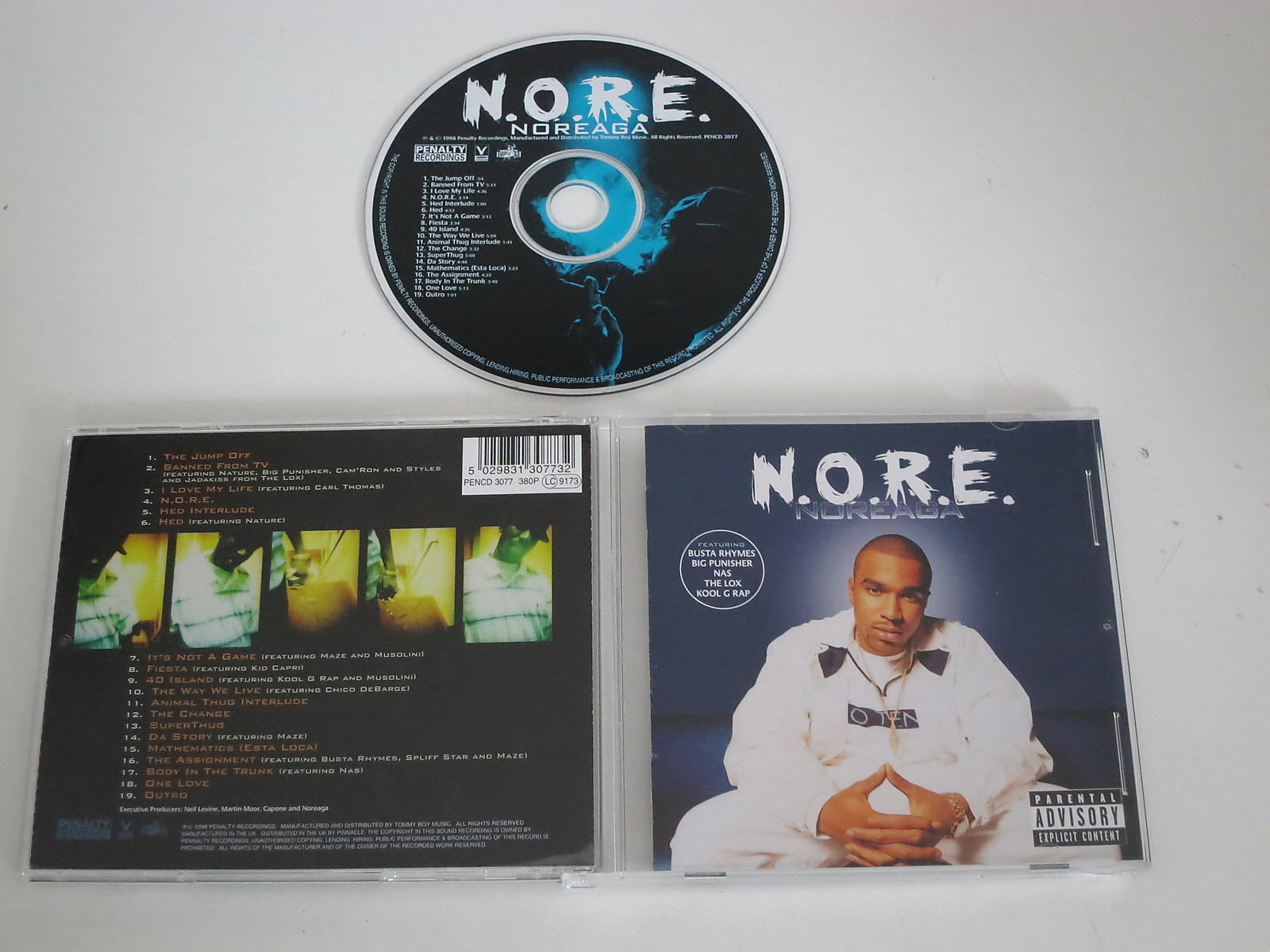 N.O.R.E./NOREAGA(PENALTY RECORDINGS PENCD 3077) CD ALBUM | eBay