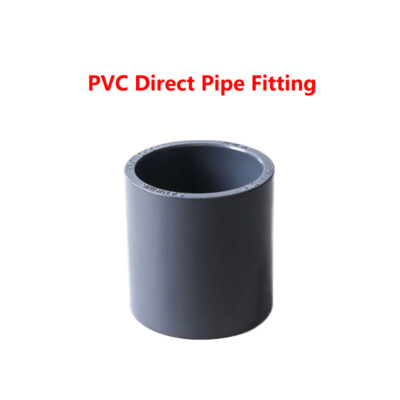 PVC Direct Pipe Fitting Straight Joint Water Pipe Socket Coupling ID ...