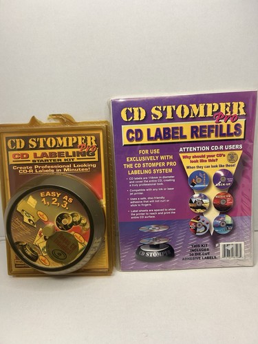 CD Stomper Pro CD Labeling System Kit Sealed Package and refills | eBay