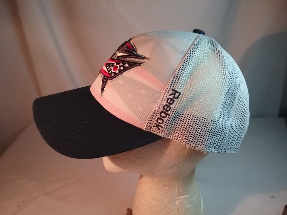 NHL Columbus Blue Jackets Reebok Adult Adjustable Fit Half Mesh Cap Hat ...