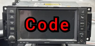 Code radio jeep Grand Cherokee Ntg4 Sirius Harman | eBay