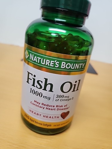 NATURES BOUNTY FISH OIL 1000mg 300mg OMEGA-3 SUPPLEMENT 250 Rapid ...