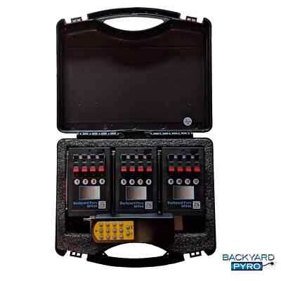 12 Cue Wireless Electronic Fireworks Firing System +15 1M Clip On Talon ...