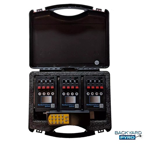 12 Cue Wireless Electronic Fireworks Firing System +15 1M Clip On Talon ...