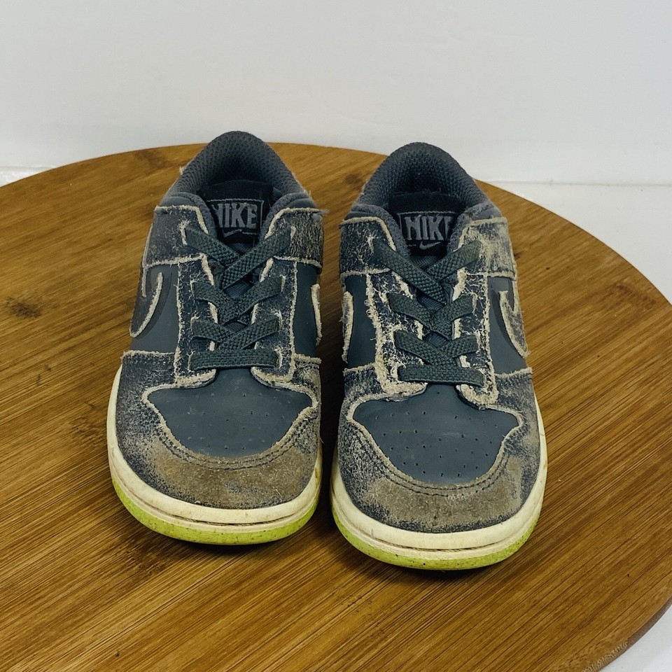 Nike Dunk Low SE TDE Halloween Cauldron Irony Grey Green Size 9C TD ...