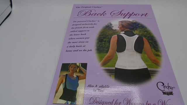 Fla Orthopedics 2000BM Original Cincher Back Support Black Medium for ...