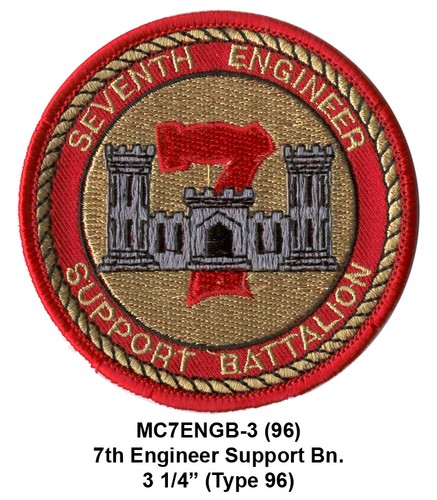 1st 2nd 3rd 4th 6th 7th 8th 9th Engineer Battalion Patches (Marine ...