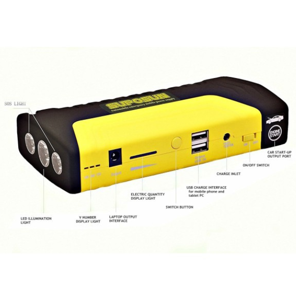 avviatore emergenza batteria auto jump starter booster portatile ...