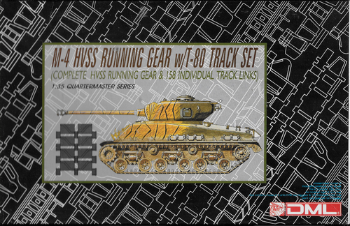 DML Dragon Models M-4 HVSS Running Gear T-80 1:35 Track Quartermaster ...