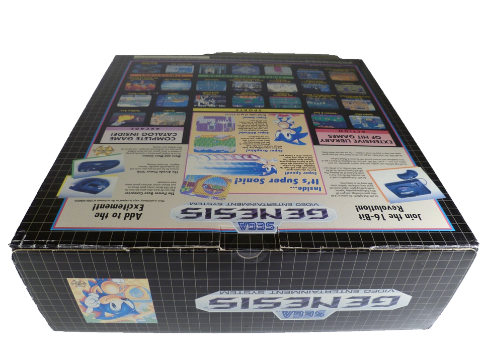Sega Genesis One 1992 Console w/ Sonic the Hedgehog Game Bundle New ...