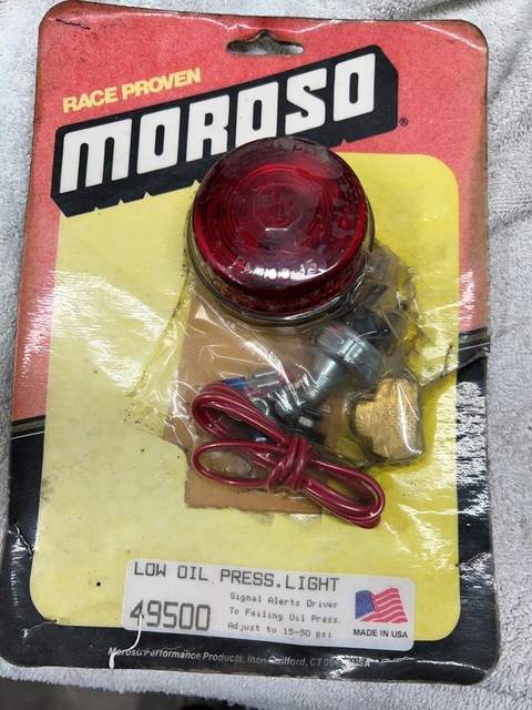 Moroso Performance 49500 Low Oil Pressure Warning Light for sale online ...