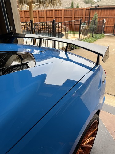 85001066 OEM 2021 C8 Corvette Stingray High Wing Spoiler Carbon Flash ...