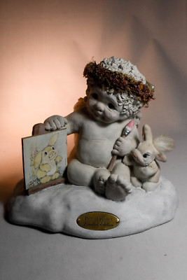 Dreamsicles: Picture Perfect - Limited Edition - Cherub Painting Bunny ...
