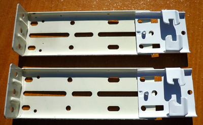 (1 Pair) Graber Traverse Curtain Rod Extended End Brackets 2269 in Off ...