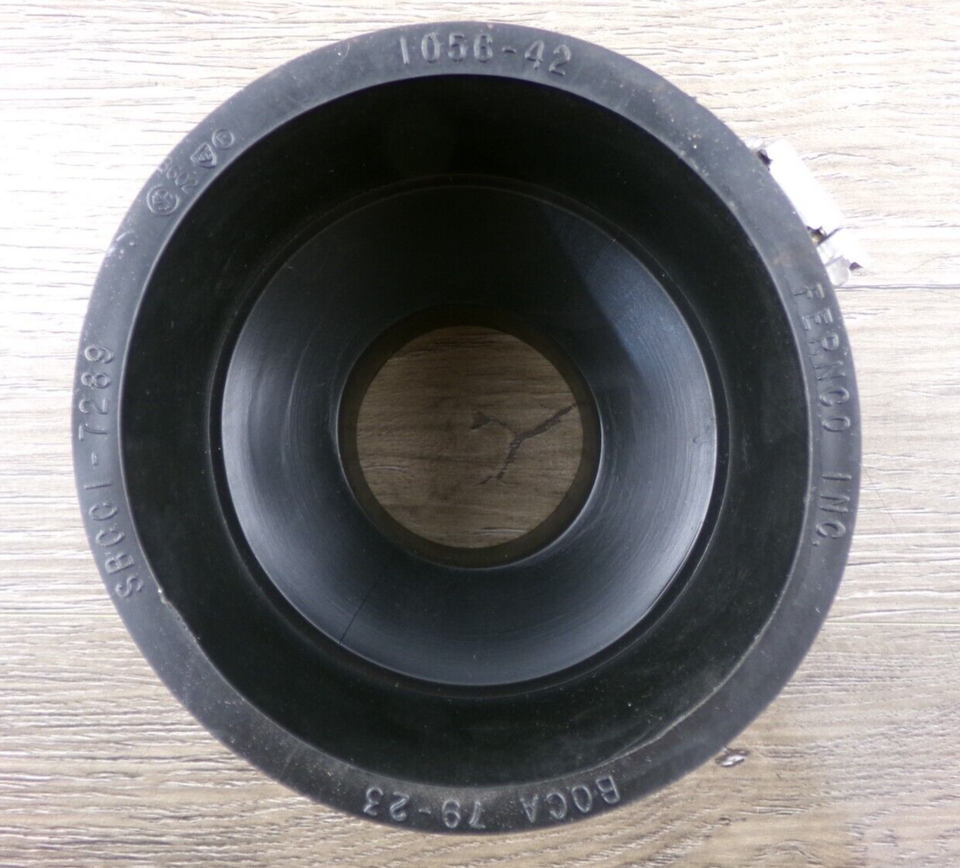 Fernco Schedule 40 4 in. Hub X 2 in. D Hub PVC Flexible Coupling, New ...