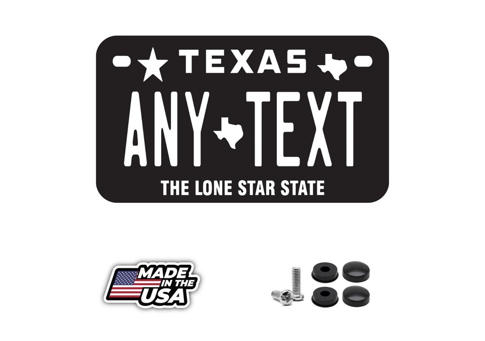 Houston Texas Personalized License Plate YOUR NAME ANY TEXT Custom ...