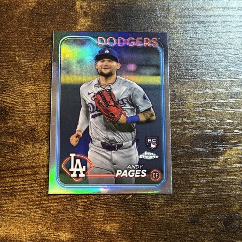 SSP 2024 TOPPS CHROME REFRACTOR UPDATE ANDY PAGES ROOKIE PHOTO VARIATION RC 🔥 | eBay