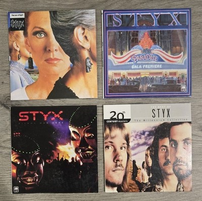 STYX 4 CD Lot Cardboard Sleeve Versions Pieces of Eight Paradise ...