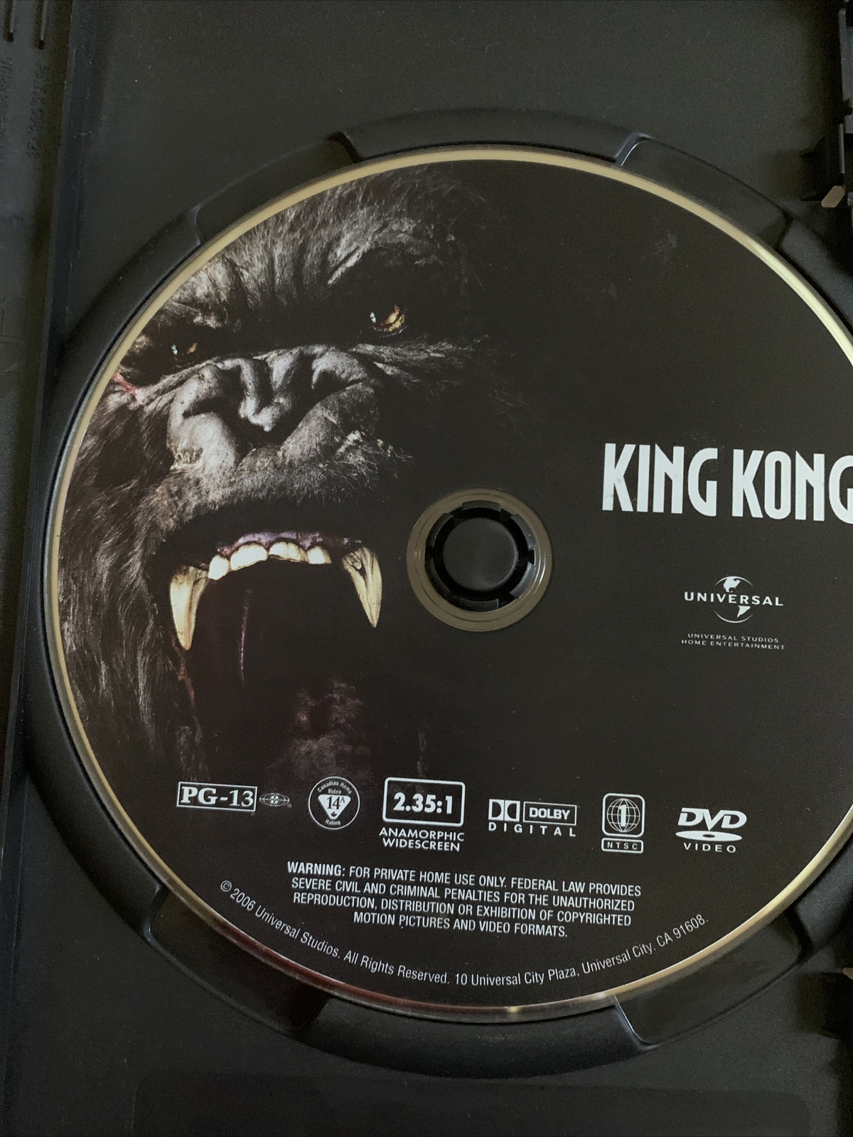 King Kong (DVD, 2005) Widescreen Good Former Rental 25192626029| eBay