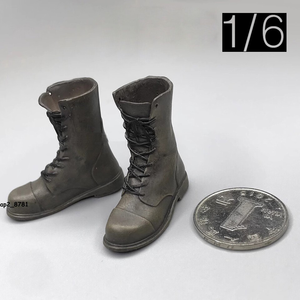 1/6 Female Soldier Combat Tactic Army Boots Shoes Fr 12" Action Figure ...