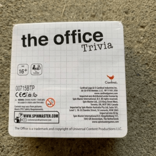 The Office Trivia Game Multiple Choice Question Card Pack *New* | eBay