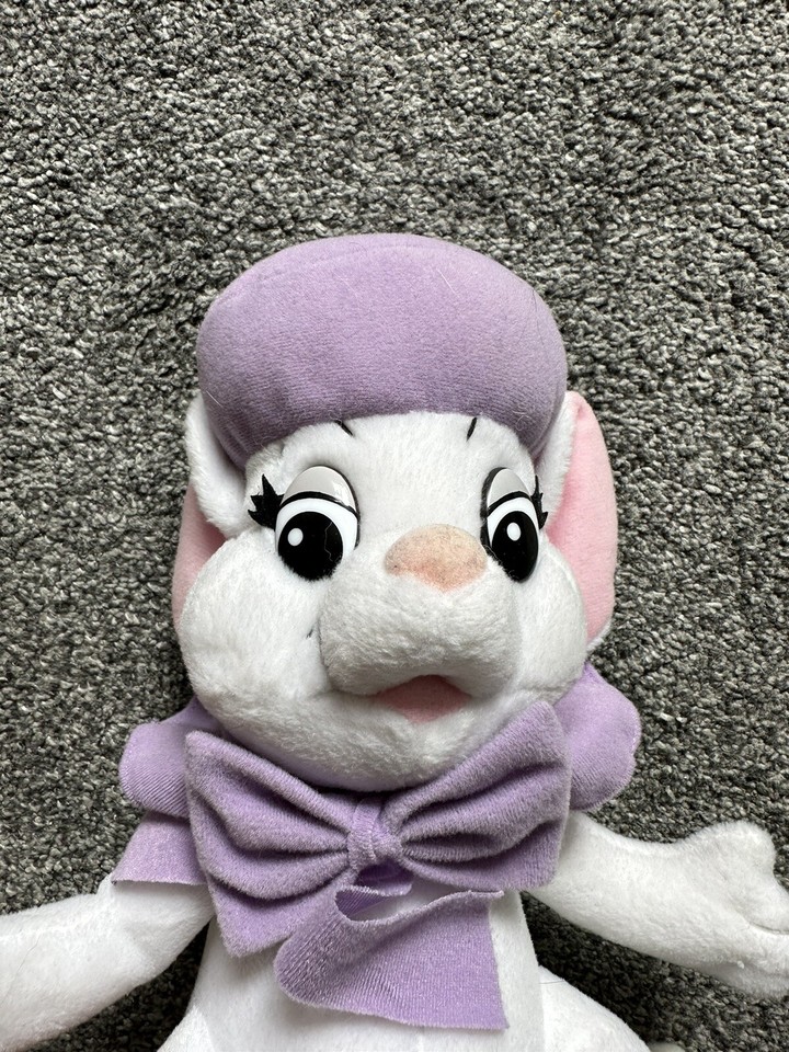 Vintage Applause Disney The Rescuers Plush, 11 Inch Tall, Bianca Mouse ...